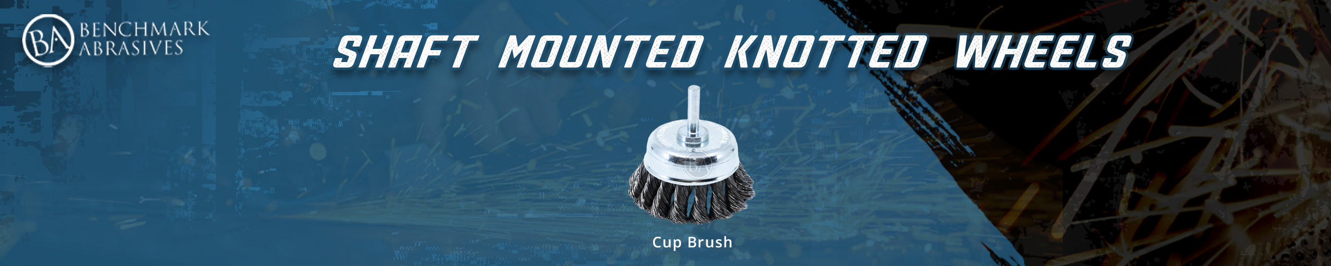 Shaft Mounted Knotted Wheels | Heavy-Duty Cleaning