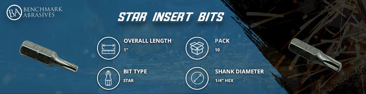 Star Insert Bits | Free Shipping