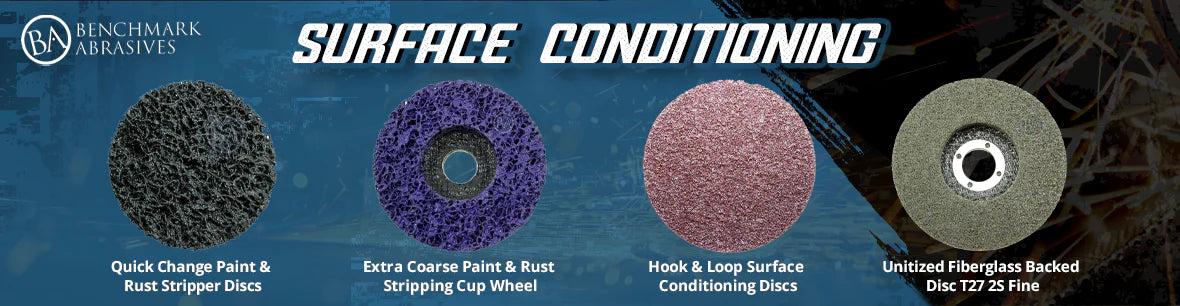 Surface Conditioning Discs & Belts | Blend, Finish, Deburr