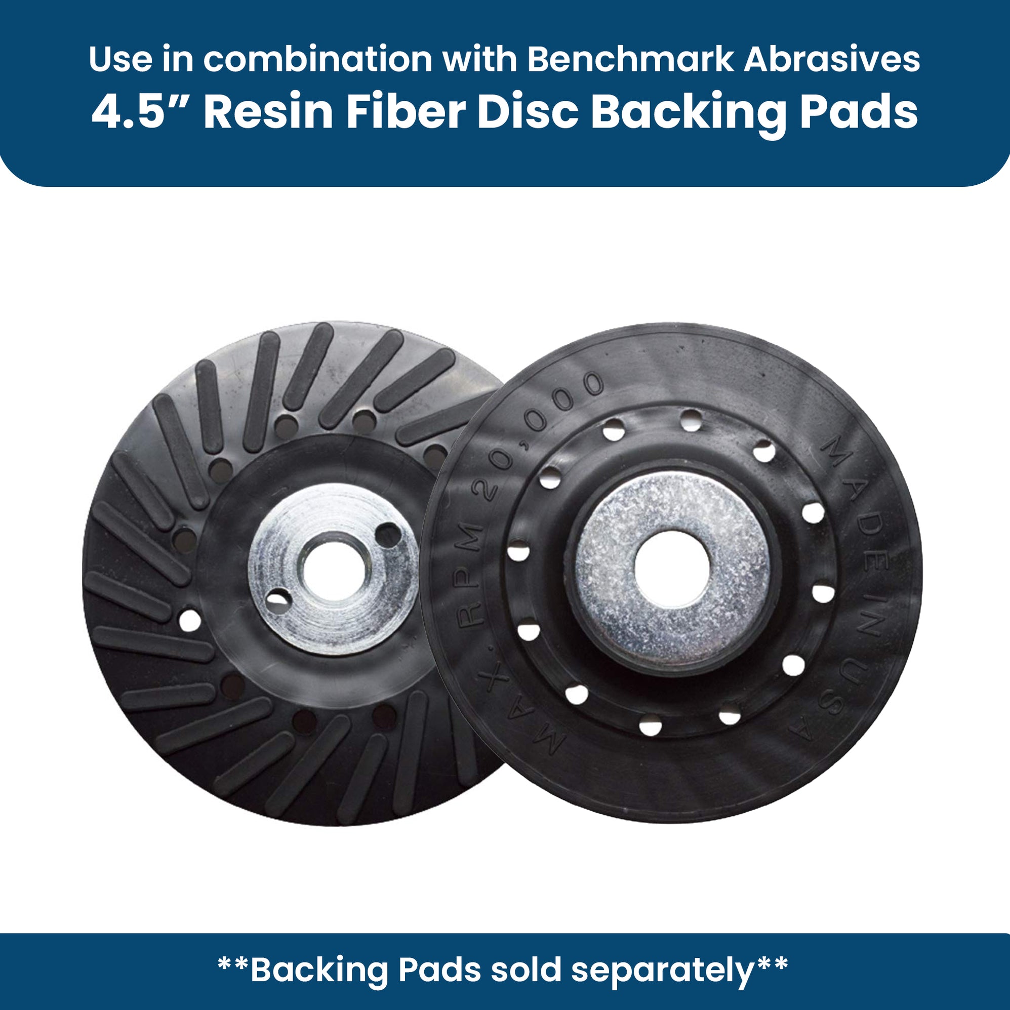 4-1/2" Silicon Carbide Resin Fiber Disc - 25 Pack | Free Shipping