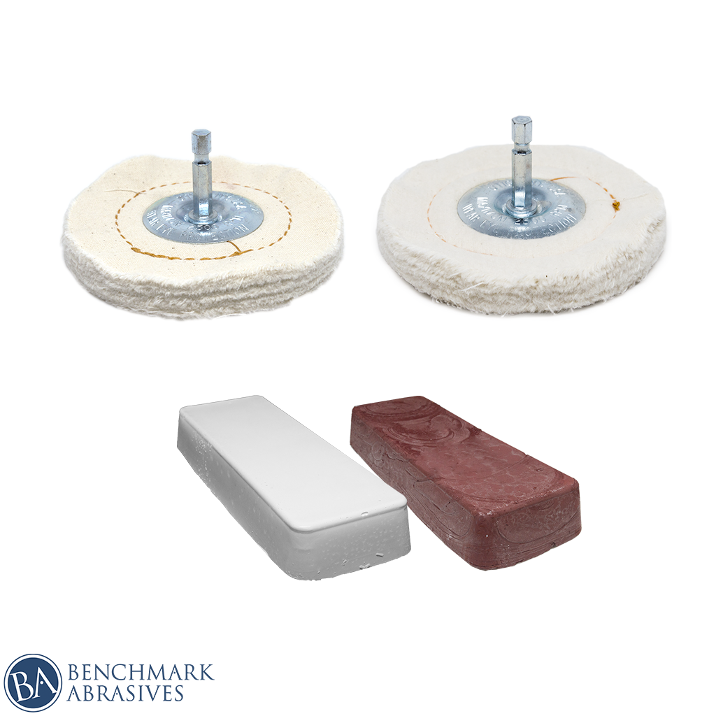 Precious Metals/Jewelry 2-Step Buffing Kit For Hand Held Drills | Free ...