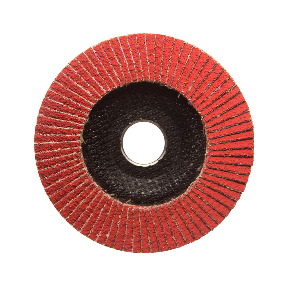4-1/2" x 5/8”-11 T27 (Flat Face) Ceramic Flap Disc - 1 Piece | Free ...