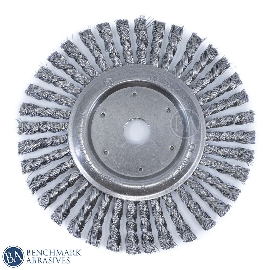 8" Joint & Crack Cleaning Wire Wheel | Deep Clean Faster
