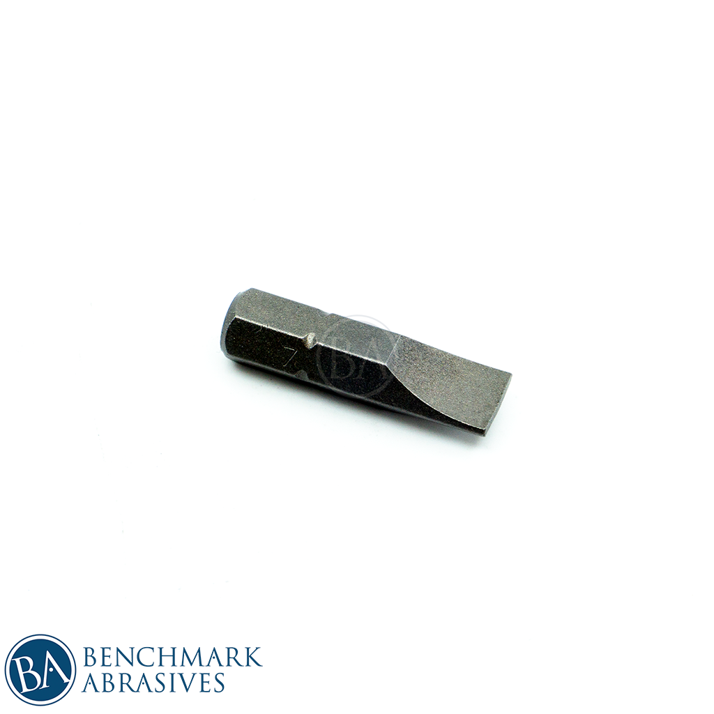 7mm X 1" Long Slotted Insert Bit | Contractor Insert Bit | 10 Pack ...