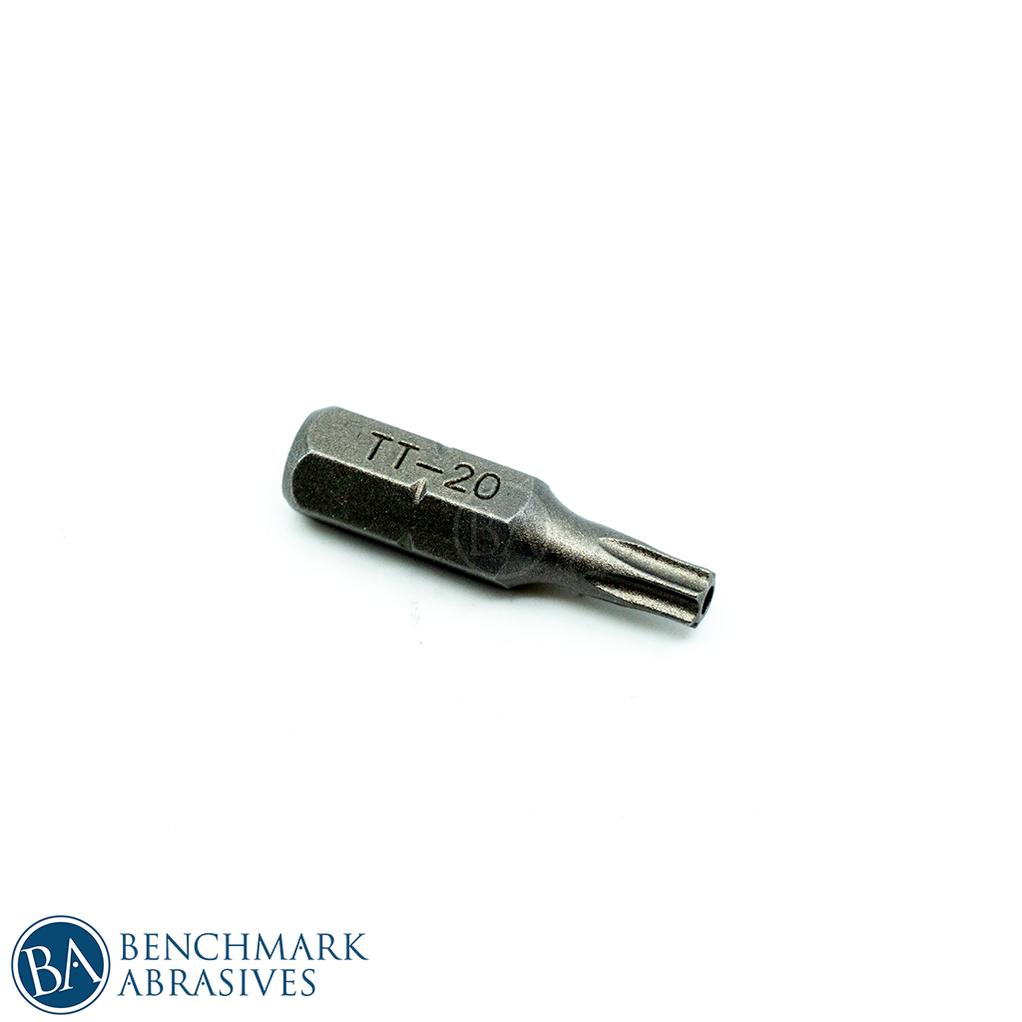 T-20 X 1" Tamper Proof Star Insert Bit 1/4" hex - 10 Pack | Free Shipping