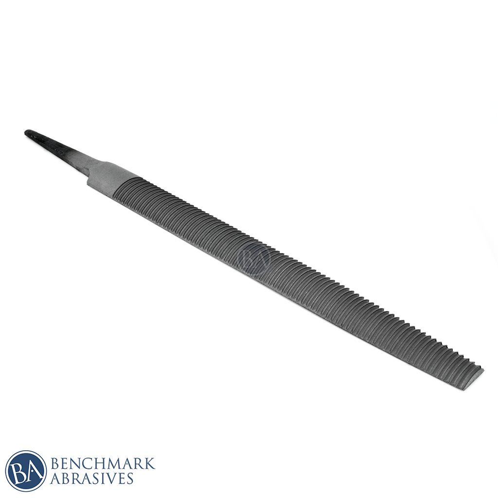 8" Long Half-Round Aluminum File | Second Cut | Metal Files — Benchmark ...