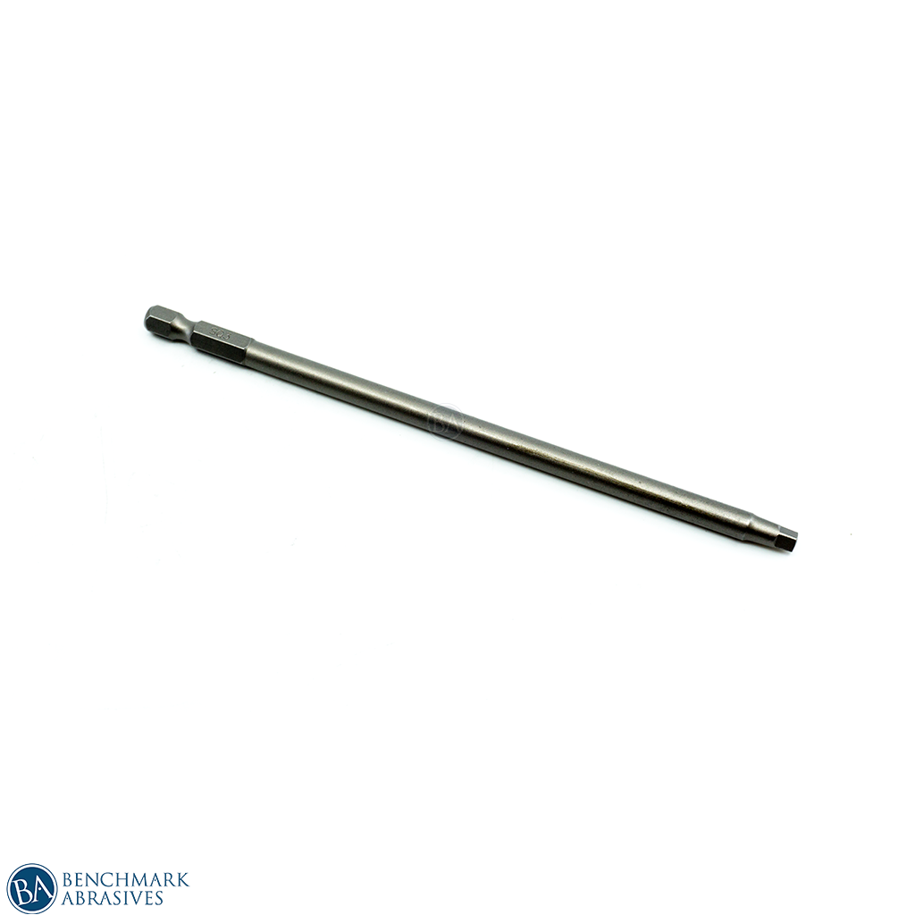 #3 X 6" Long Square Power Bit 1/4" Hex | 10 Pack | Square Bit Set ...