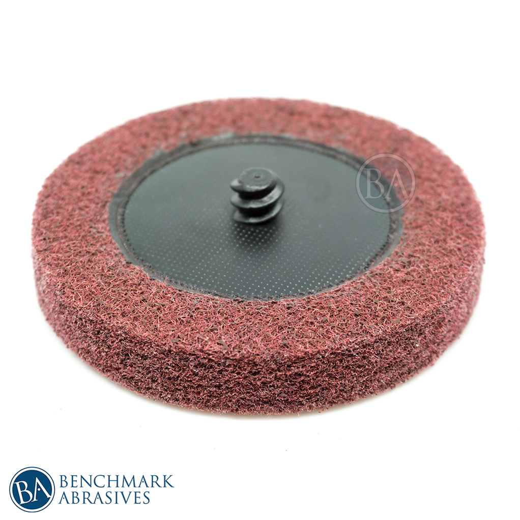 3" Quick Change Surface Preparation Wheels - 5 Pack (Maroon - Fine ...