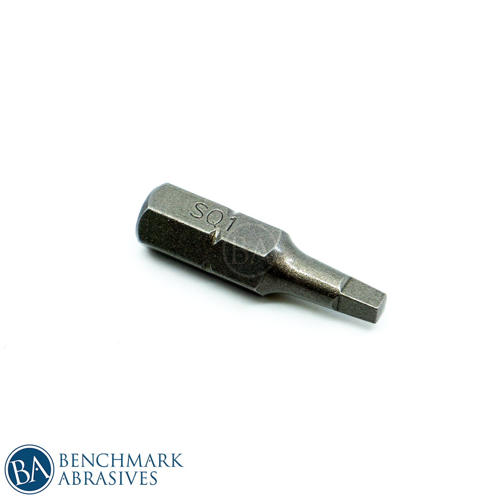 #1 x 1" Square Insert Bit 1/4" hex - 10 Pack | Free Shipping ...