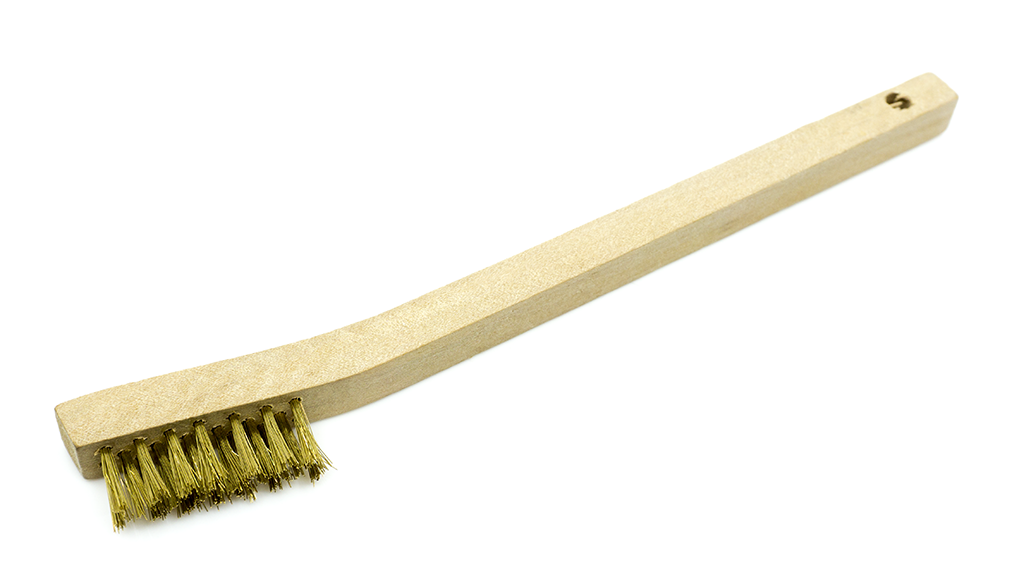 Welders Toothbrush Wire Scratch Brush - Brass | Free Shipping