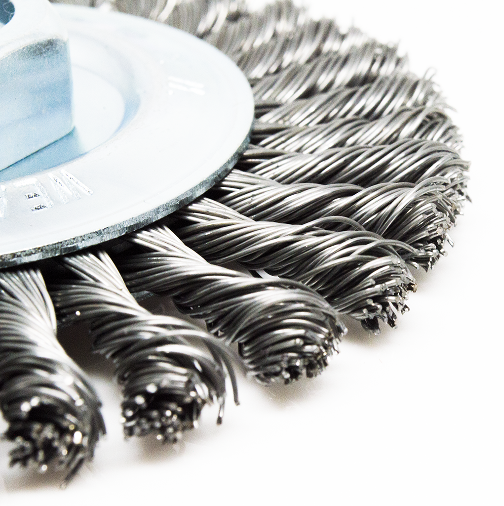 4" Standard Bead Wire Wheel For Steel | Carbon Steel Bristles ...