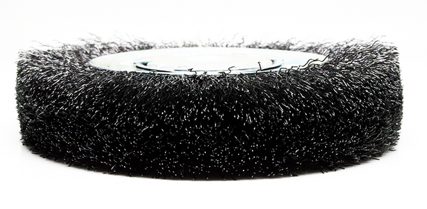 6" x 3/4" x 5/8" Bench Grinder Wire Wheel - Carbon Steel Wire | Free ...