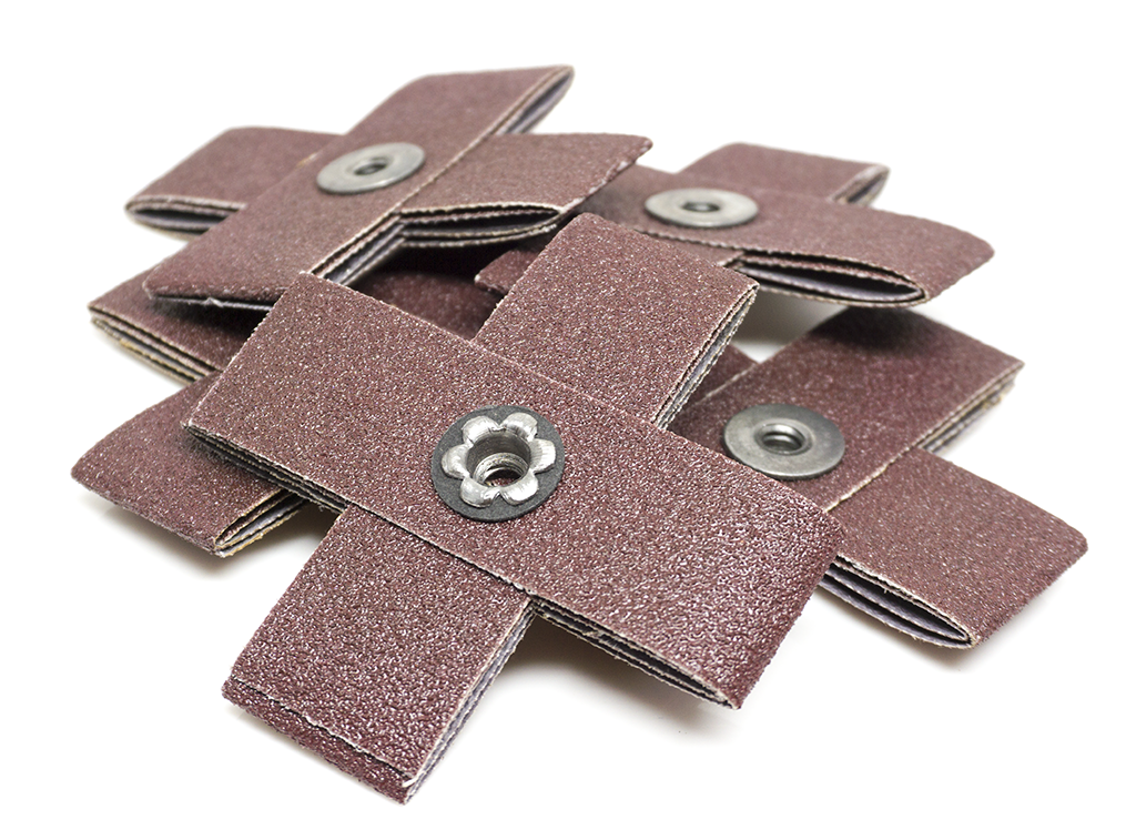 Coated Abrasive Cross Pads | Reach Tight Corners Fast