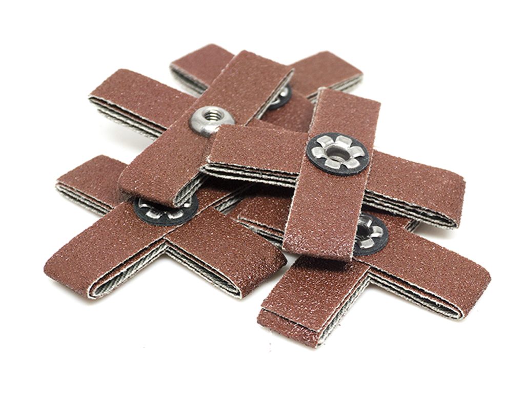Coated Abrasive Cross Pads | Reach Tight Corners Fast