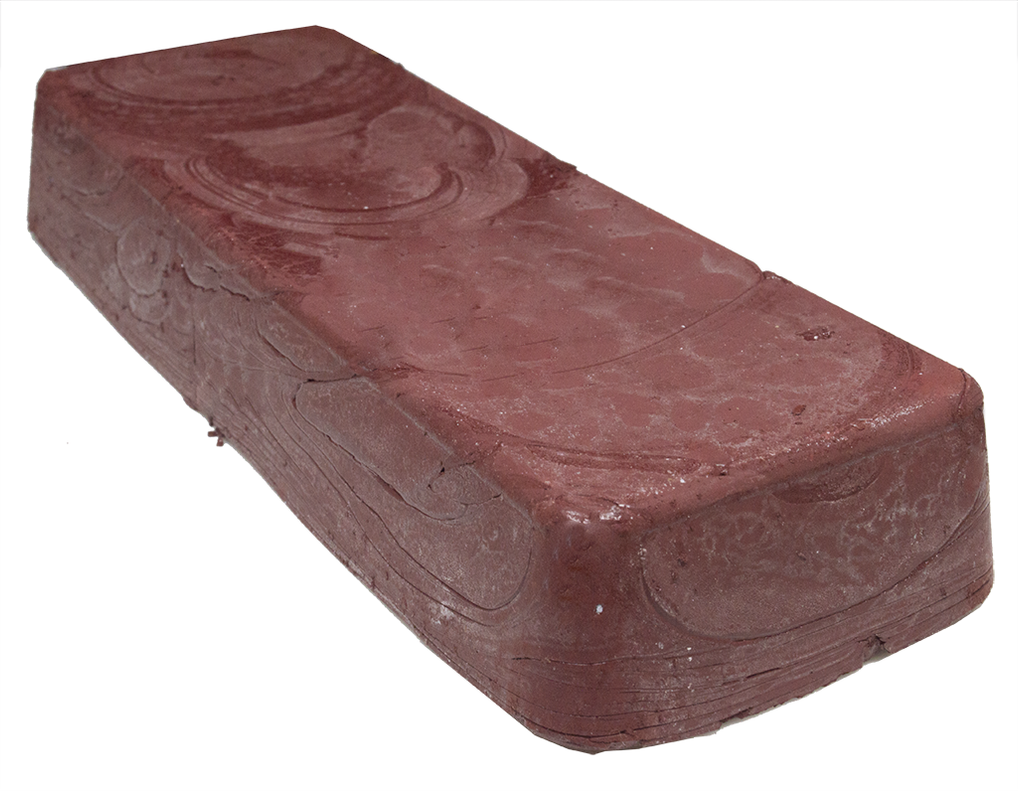 Jewelers Rouge Red Buffing Compound | 1 Pound Bar | Polishing Compound ...