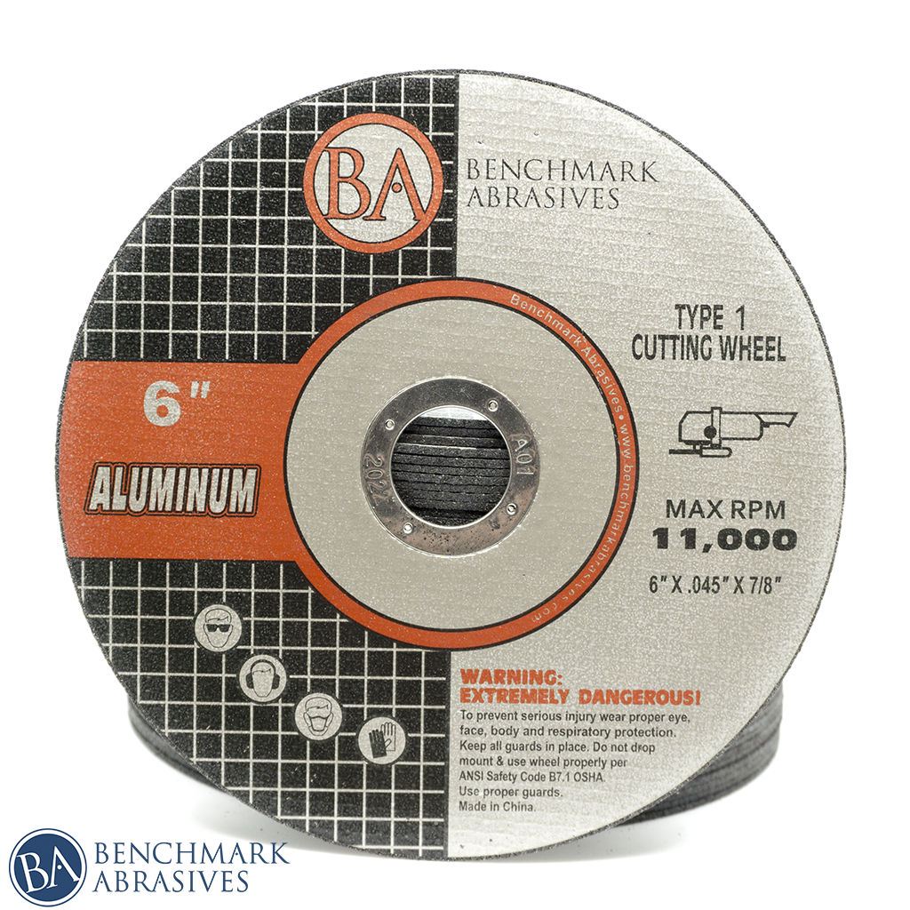 6" x .045 x 7/8" T1 Thin Cut-off Wheel for Aluminum - 25 pack | Free ...