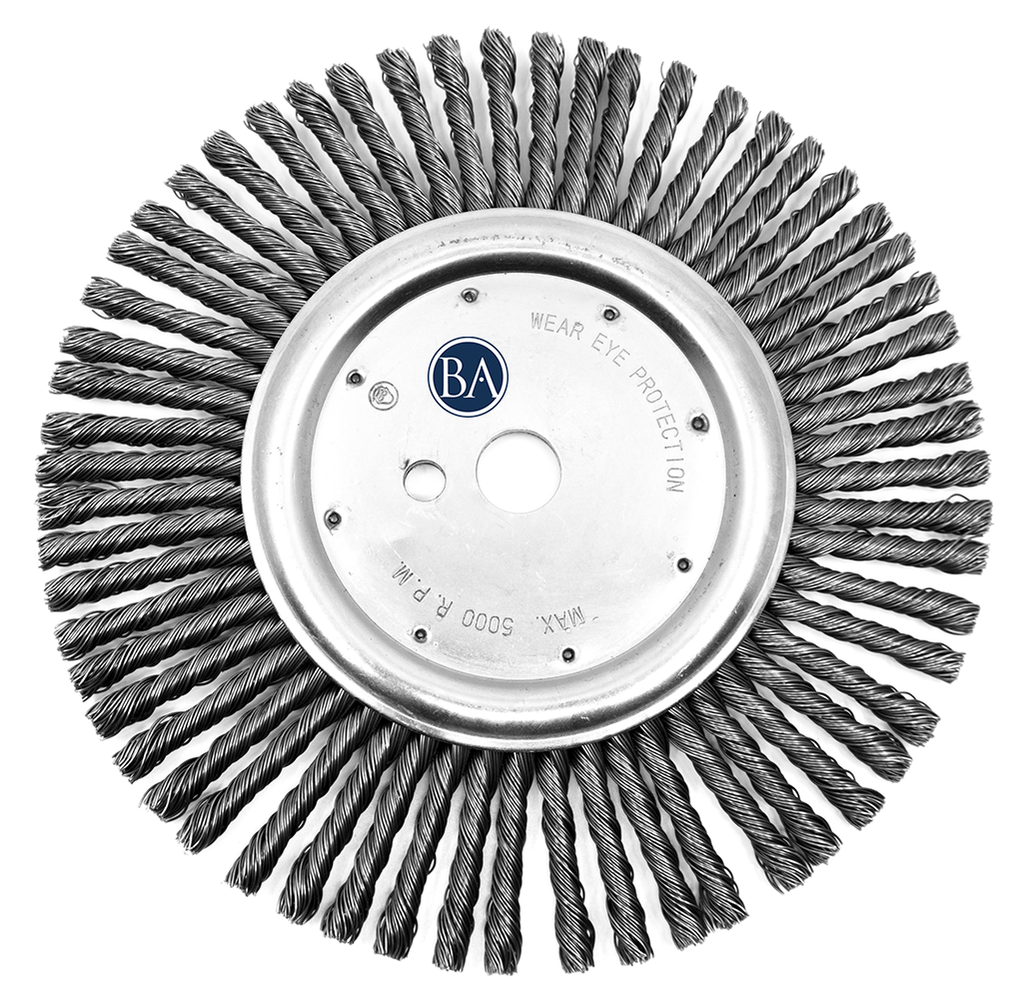 12" Carbon Steel Expansion Joint Cleaning Wire Wheel | Free Shipping ...